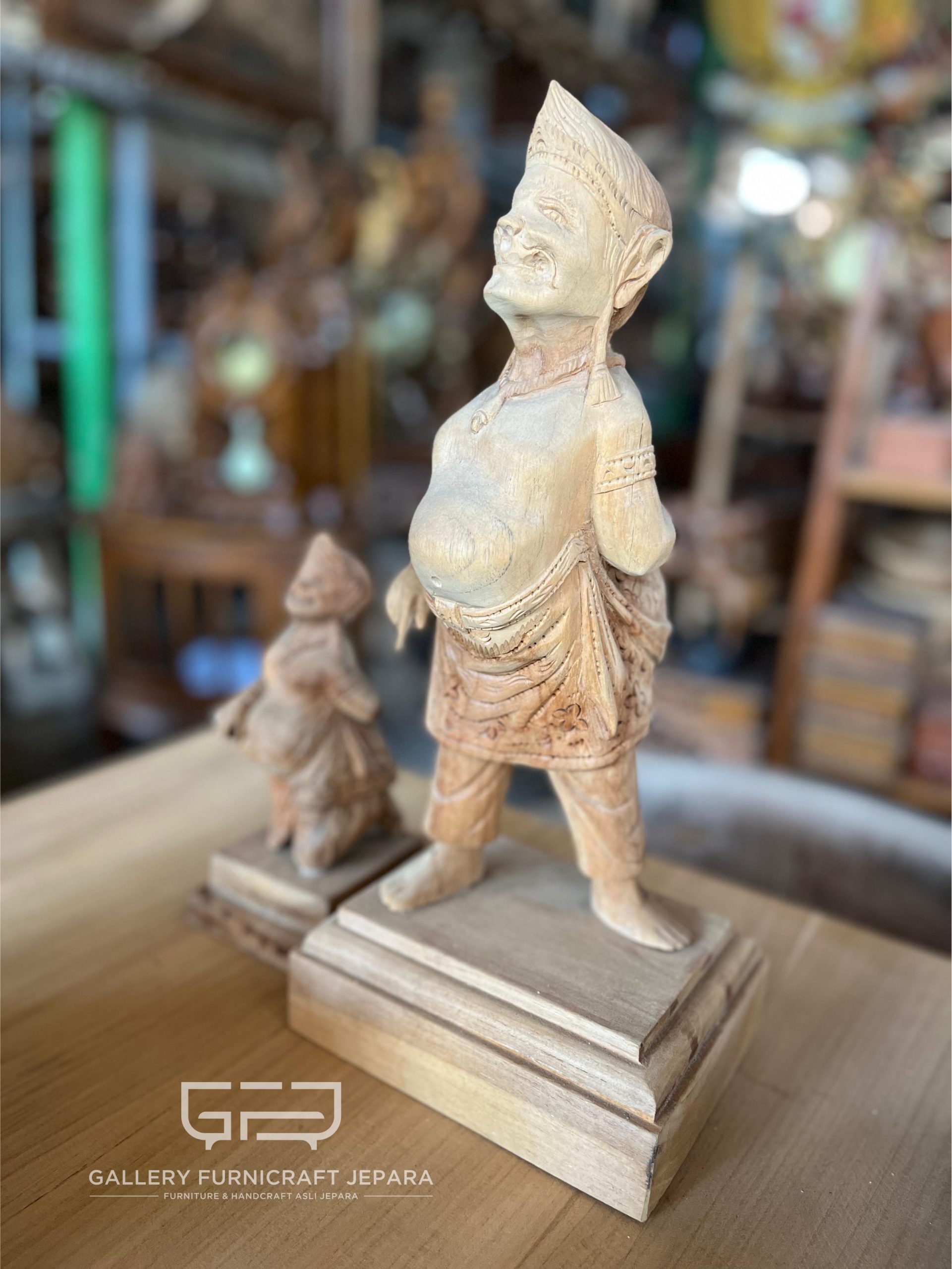 Patung Tokoh Semar Kayu Jati 17x13x38cm – Gallery Furnicraft Jepara
