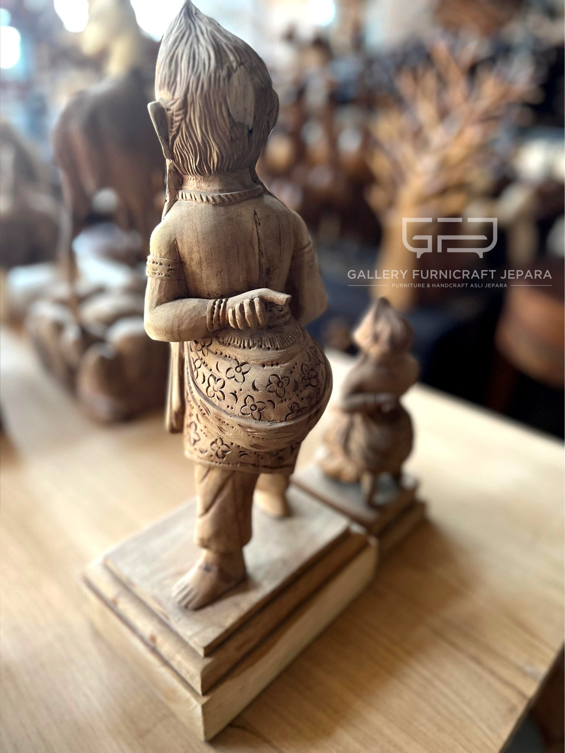 Patung Tokoh Semar Kayu Jati 17x13x38cm – Gallery Furnicraft Jepara