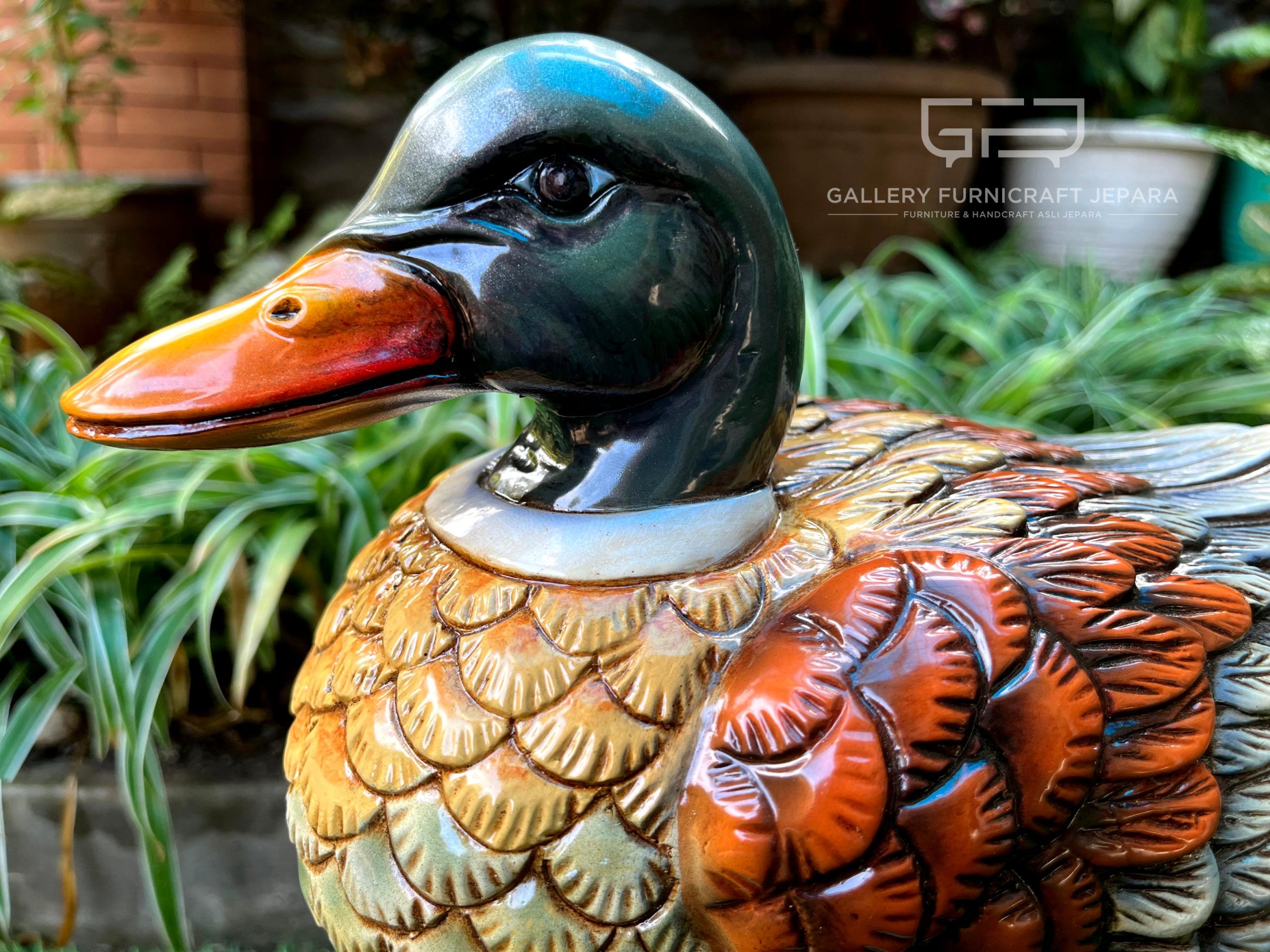 Patung Bebek Custom Kayu Mahogany Solid Airbrush Finish – Gallery ...